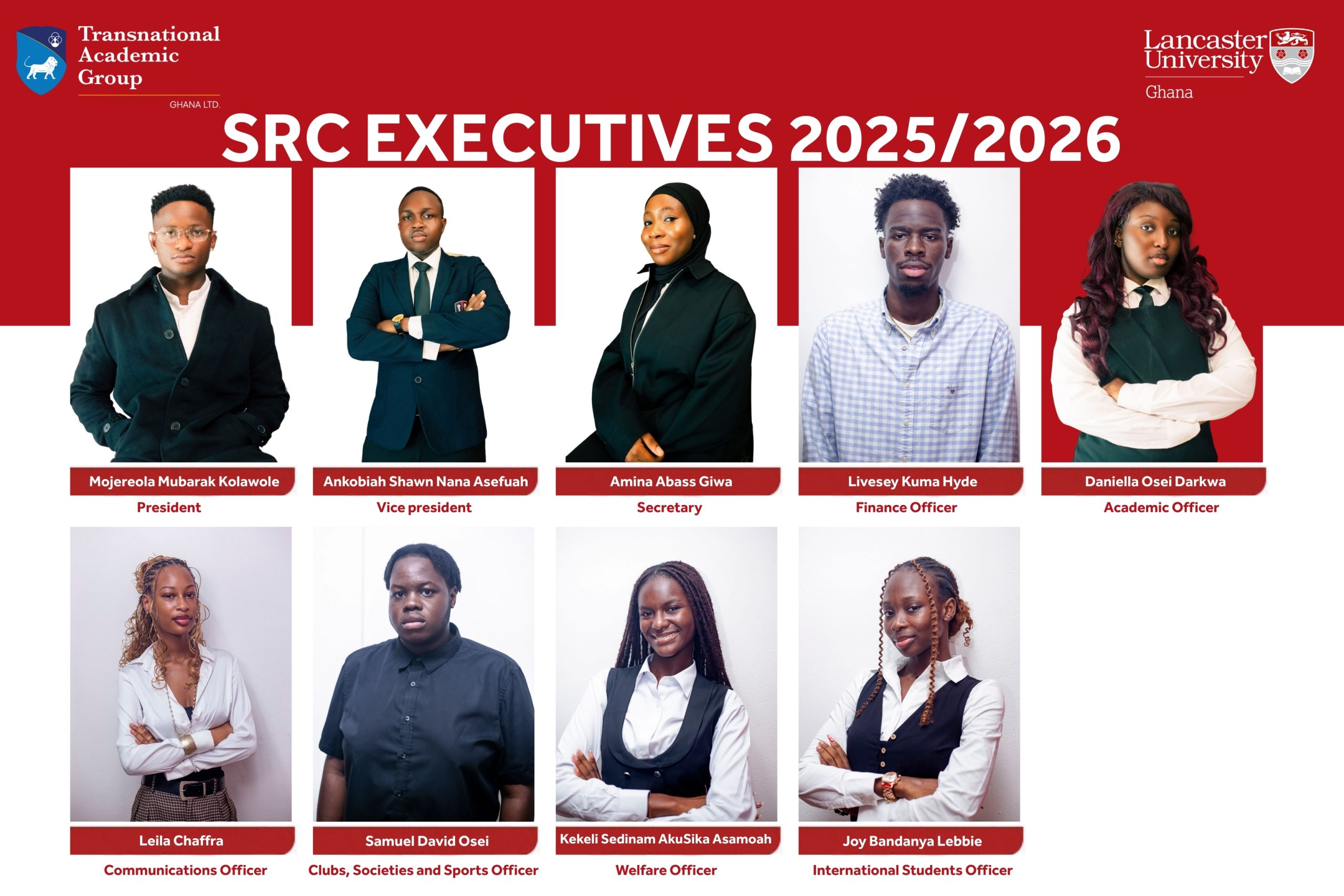Meet Your New SRC Executives for 2025/2026 — Team CTRL Takes the Lead at LUG - Lancaster ...